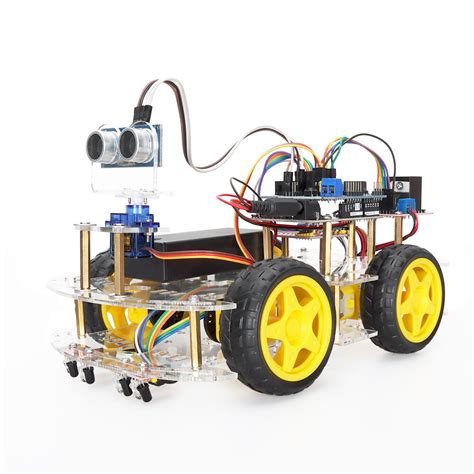Arduino Programming Intelligent Car Four Wheel Drive Educational Robot Darazlk