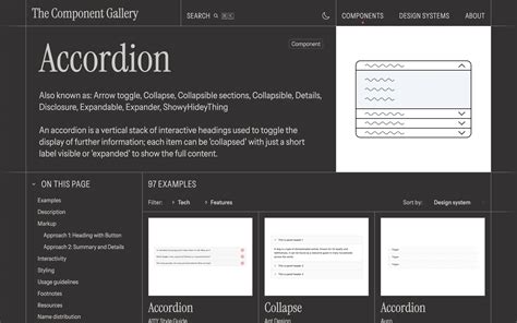 The Component Gallery Accordion Fountn