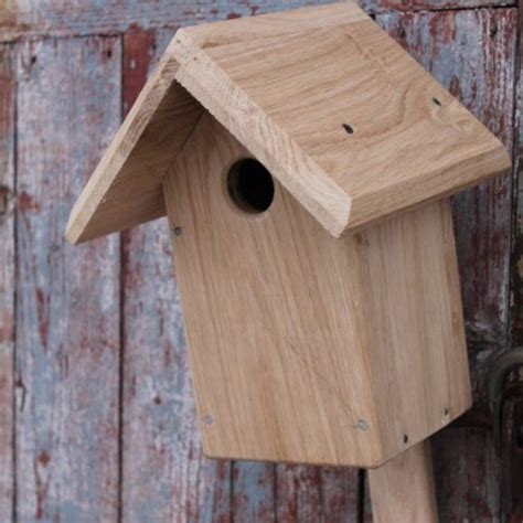 Синичник деревяный домик для синиц Дуб 12х12х25 см 011 купить