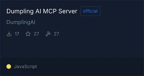 Inspect Dumpling Ai Mcp Server Glama