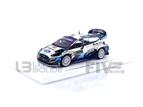 S6587 Spark 143 Ford Fiesta Monte Carlo 2021 Five Diecast