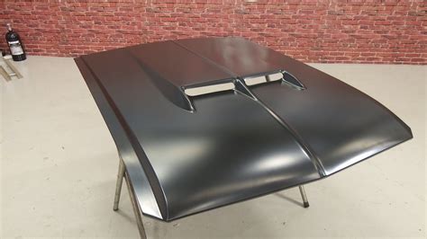 1967 Mustang Hood Scoop 67 68 Mustang Cowl Induction Fiberglass Hood