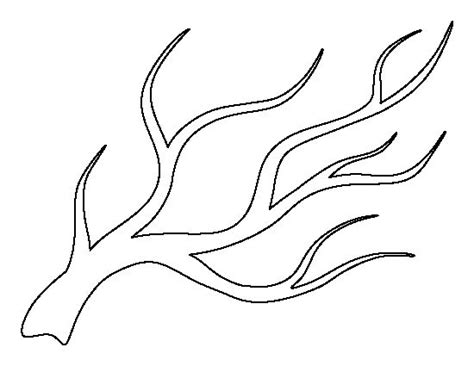 Printable Tree Branch Template Twig Template Tree Patterns Trendy Tree