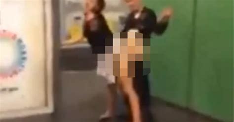 Sex On Train Station Platform Couple Shock Passengers By Romping In Full View Of Carriage