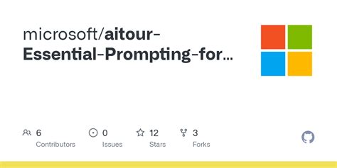 Aitour Essential Prompting For GitHub Copilot In VS Code LICENSE At Main Microsoft Aitour
