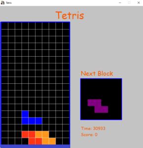Tetris Game In Python Code CopyAssignment