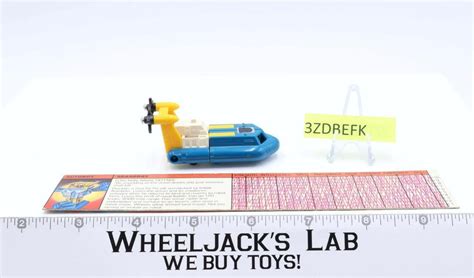 Seaspray 100 Complete 1985 Hasbro G1 Transformers Hovercraft Action Figure Wheeljacks Lab