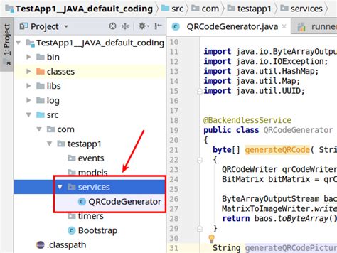 How To Generate A Qr Code With Backendless Api Service Backendless