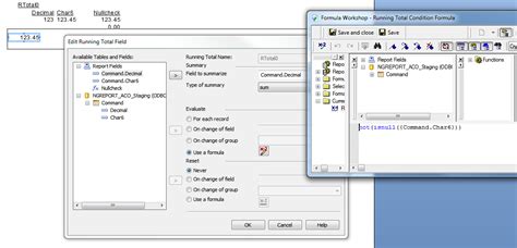 Using Running Totals In Formulas Crystal Reports Stack Overflow