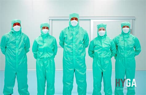 Hyga Factory โรงงานซักชุดยูนิฟอร์ม ชุดคลีนรูม มาตรฐาน Iso Ghps