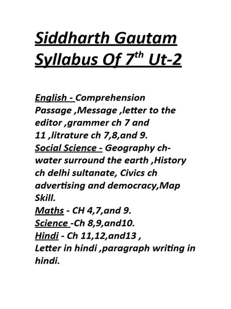 Siddharth Gautam Pdf