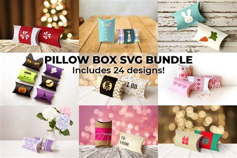 Pillow Box Svg Design Bundle Best Seller 2234536