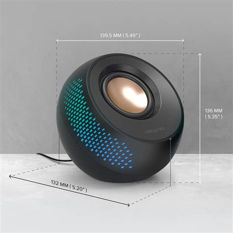Creative Pebble X 2 0 Usb C Computer Speakers With Customizable Rgb