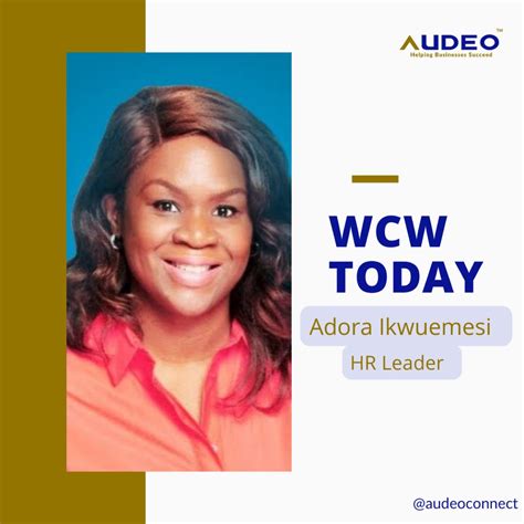 Audeo Wcw Hrservices Humanresources Adoraikwuemesi… Audeo