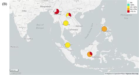 Map Of The Prevalence Of Esbl Producing E Coli And K Pneumoniae