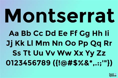 Montserrat Font Free Download