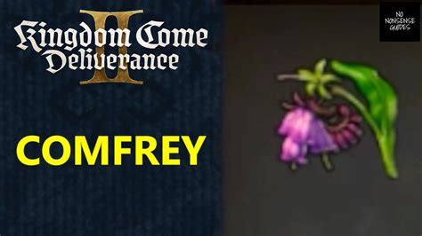 Kingdom Come Deliverance 2 Comfrey Location Where To Find Comfrey For Marika Miri Fajta