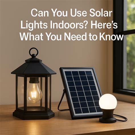 Can You Use Solar Lights Indoors Heres What You Need To Know