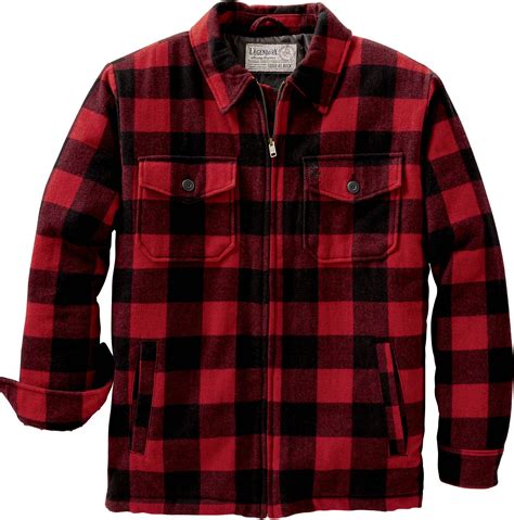 Legendary Whitetails Men S Outdoorsman Jacket Buffalo Plaid XL Wool Polyester Acrylic Mens