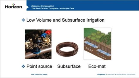 Subsurface Drip Systems Diagram