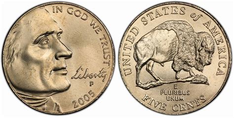 2005 Buffalo Nickel Error List And Value
