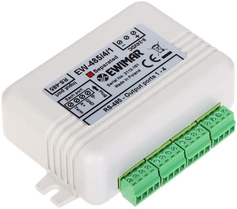 Rs 485 Bus Distributor Ew 485 4 1 So With Optical Sepa Rs 485 Converters And Transmitters