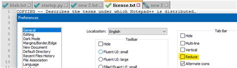 Make Size Of Fonts Used In Tab Bar Configurable Issue Notepad Plus Plus Notepad Plus
