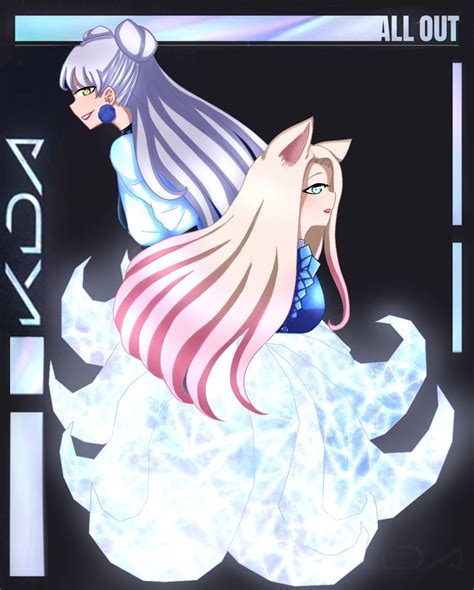 Kda Ahri And Evelynn By Alesanuwu On Deviantart