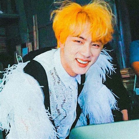 Seok Jin With Orange Hair 😍😍 Pelo Naranja Pelo Naranja