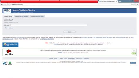 Validating An Htmlhtml5 Document