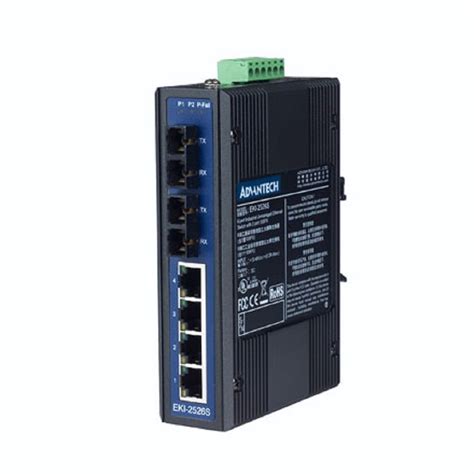 Advantech EKI 2526S 4FE 2FE SC Single Mode Unmanaged Ethernet Switch Blue At Rs 44998 In Jaipur