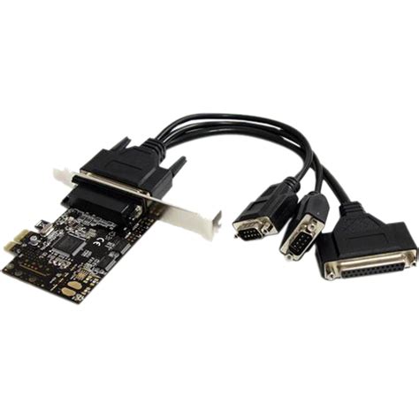 StarTech Com S P PCI Express Serial Parallel Combo Card Pack PEX S P B Novatech