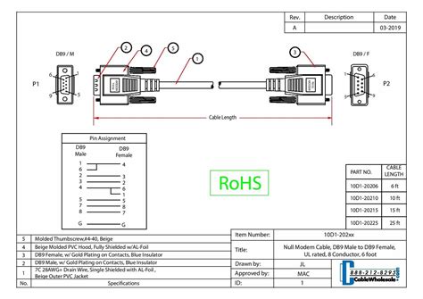 Db9 Serial Crossover Cable Pinout Guide For Easy Connections