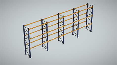 Metal Shelf Modular 02 Buy Royalty Free 3d Model By Outlier Spa