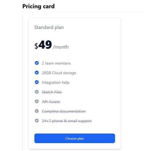 8 best react pricing tables you can add to your site the ultimate list