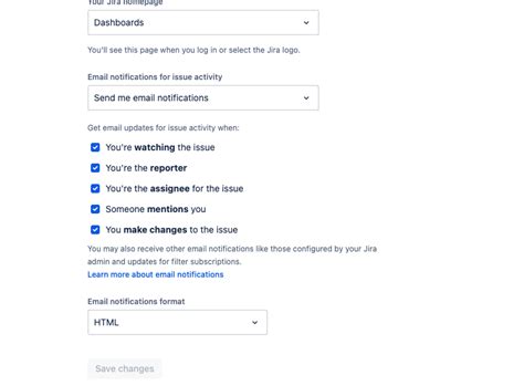 Not Getting Email Notification For Jira Issues