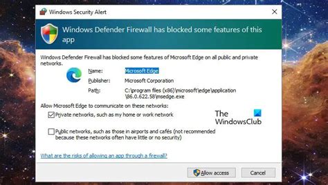Windows Defender Blocks Microsoft Edge On Windows Pc