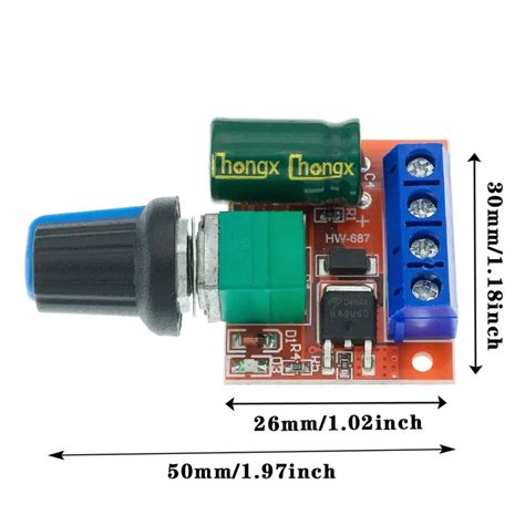 5a 90w Pwm 12v 모터 속도 컨트롤러 모듈 4 5v 35v 조정 가능한 레귤레이터 Temu Republic Of Korea