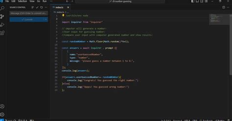 Developing This Number Guessing Game In Typescript With Nodejs And Inquirer Has Been An