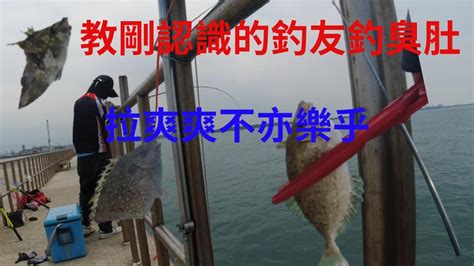 台南安平南堤釣魚遇到釣魚新手教新手磯釣臭肚拉到其他釣友來問他臭肚怎麼釣用什麼練餌 臭肚 練餌 蘇信州