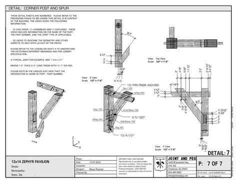 Timber Frame Joinery Details Dwg Autocad Drawing