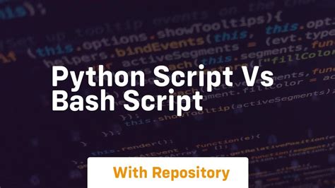 Python Script Vs Bash Script Youtube