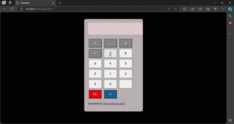 codealpha internship calculatorapp vercel github projectshowcase… ameer hamza