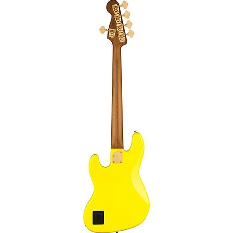 Fender Mononeon Jazz Bass V Guitar Fluorescent Yellow Guitar Center