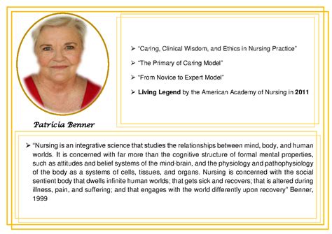 Benner Nursing Theory