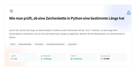 Wie Man Prüft Ob Eine Zeichenkette In Python Eine Bestimmte Länge Hat