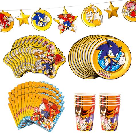 Sonic The Hedgehog Birthday Party Kit Complete Supplies