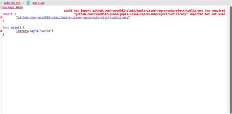 Nested Go Mod Files Not Handled Well Issue 3473 Emacs Lsp Lsp Mode
