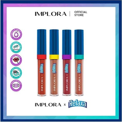 Jual Implora X Relaxa Matte Lip Cream Limited Edition Ecer Shopee