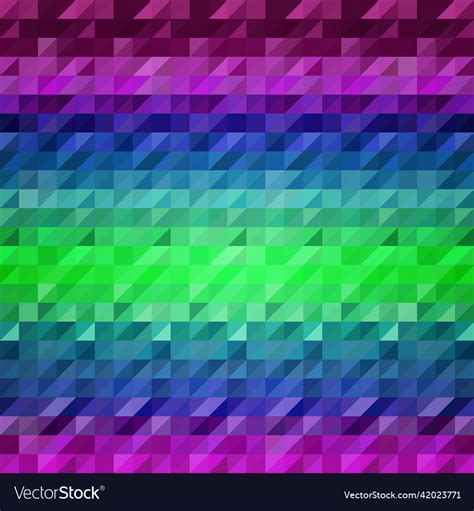 Geometric Mosaic Seamless Pattern Chaotic Vector Image